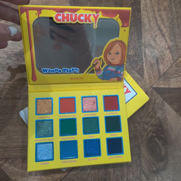 Chucky | Makeup | Chucky For Glamlite Eyeshadow Palette New | Poshmark